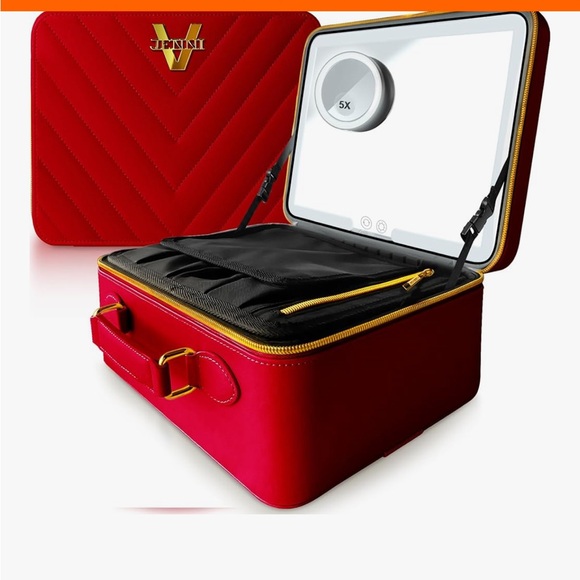 Jenni | Makeup | Jenni V Light Up Your Beauty Led Makeup Case With Dust ...